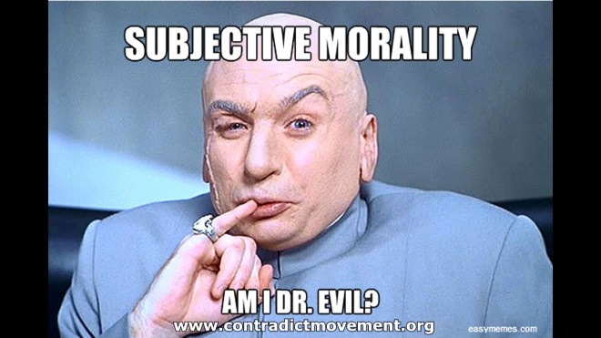 Subjective Morality – What is evil? What is good? – Andy Wrasman